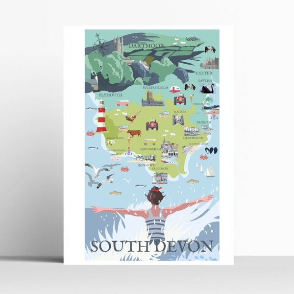 BOYNS125 : South Devon map – Star Editions