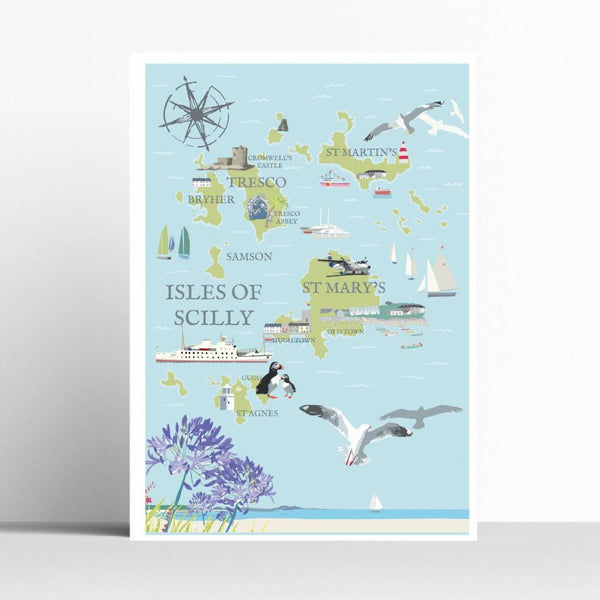 BOYNS248:Isles of Scilly Map – Star Editions
