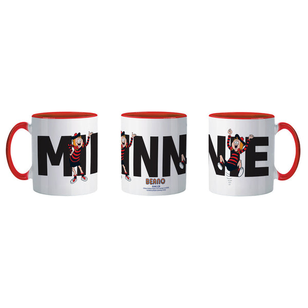 Minnie the Minx Red Coloured Insert Mug – Star Editions