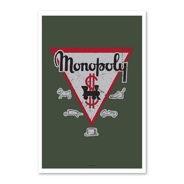 Monopoly Logo Vintage - 61x40cm Art Print – Star Editions