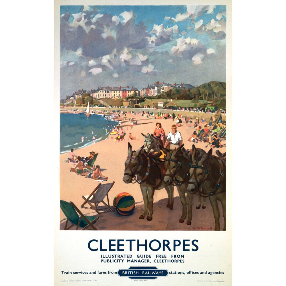 Cleethorpes It's Quicker By Rail - Donkey – Star Editions