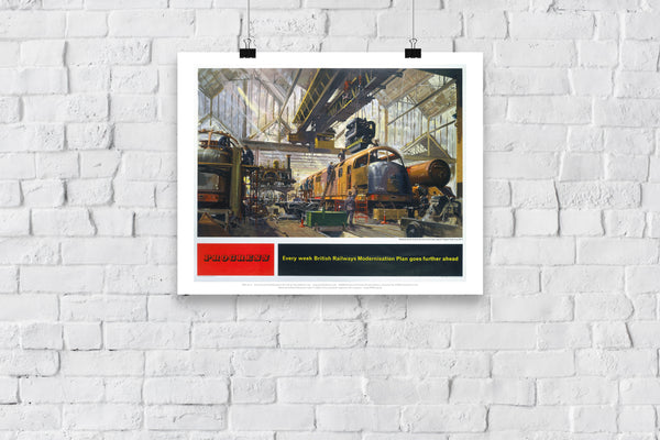 Progress - Modernisation Plan British Railways - Art Print – Star Editions