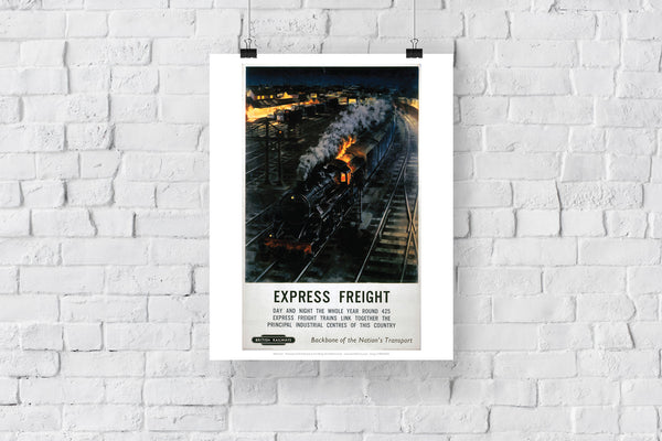 Express Freight - British Railways - Premium Art Print – Star Editions