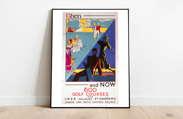 St Andrews, Then And Now - 11X14inch Premium Art Print – Star Editions