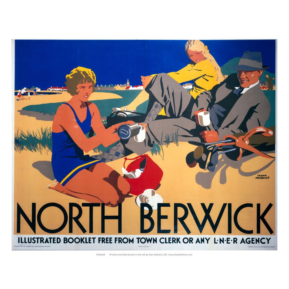 Picnic on the beach - North Berwick LNER – Star Editions