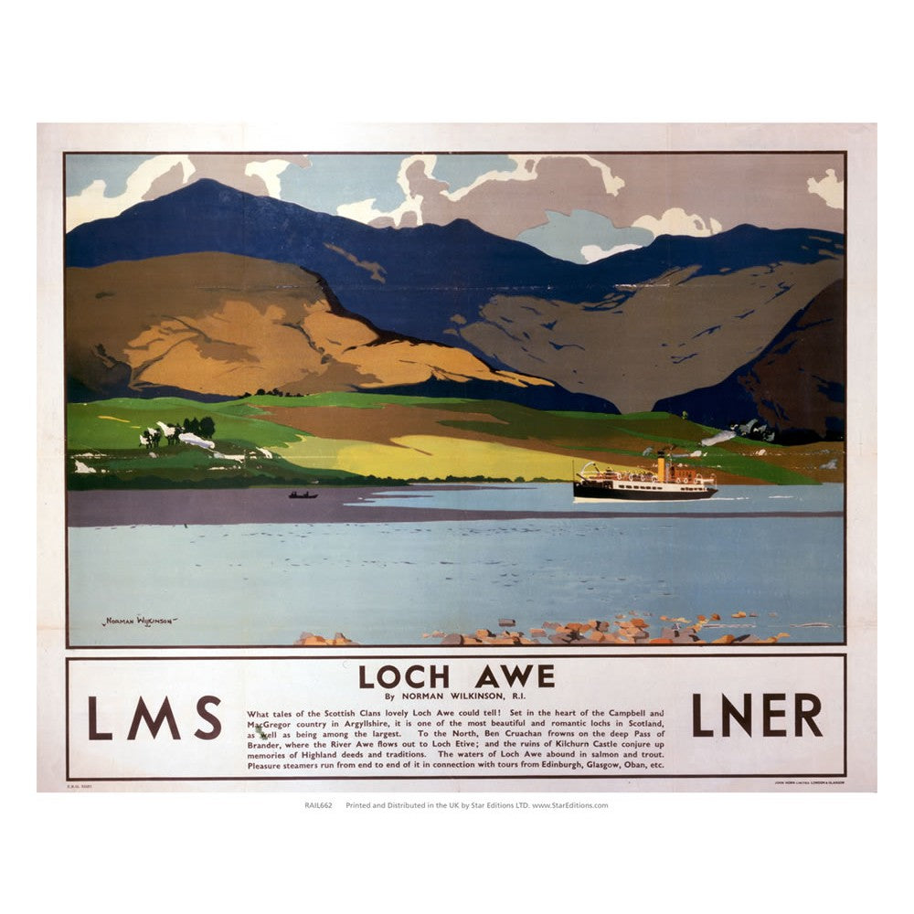 Loch Awe - Norman Wilkinson LNER – Star Editions