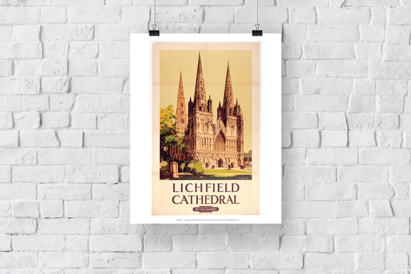 Lichfield Cathedral - British Railways - Premium Art Print – Star Editions
