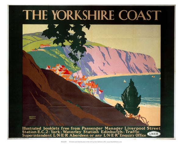 Yorkshire Coast - Hillside town on the coast – Star Editions