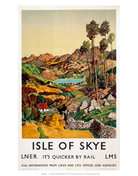 Isle Of Skye - Rolling hillside LNER LMS – Star Editions