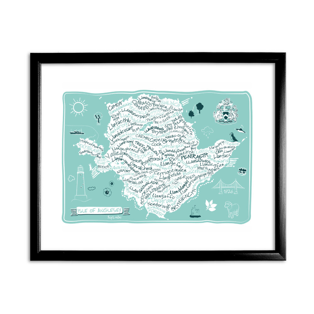 Map of The Isle of Anglesey, – Star Editions