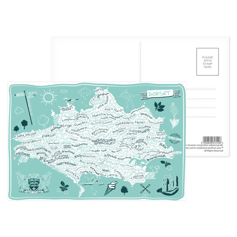 County Map of Dorset, – Star Editions