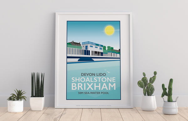 Shoalstone Pool, Brixham By Artist Tabitha Mary Art Print – Star Editions