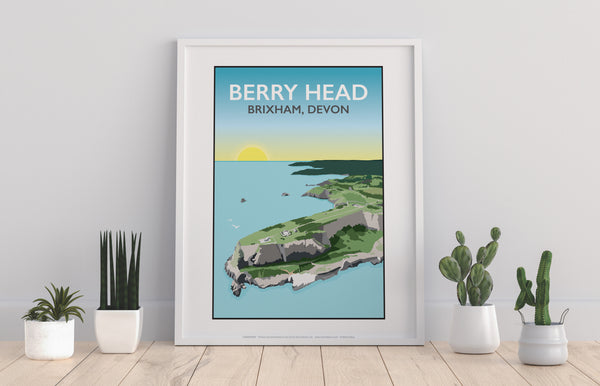 Berry Head, Brixham Devon By Artist Tabitha Mary Art Print – Star Editions