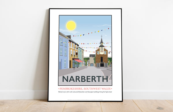Narberth By Artist Tabitha Mary - 11X14inch Premium Art Print – Star ...