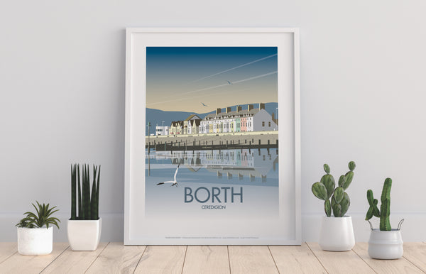 Borth, Ceredigion By Artist Dave Thompson - Art Print – Star Editions