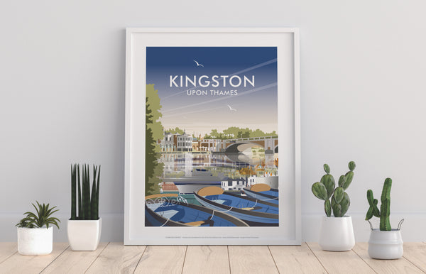Kingston Upon Thames By Artist Dave Thompson - Art Print – Star Editions