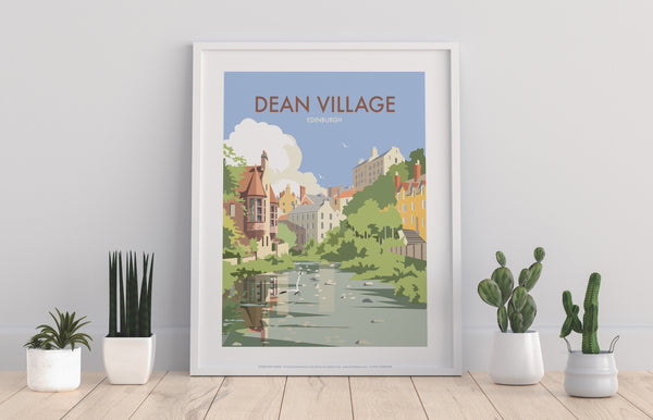 Dean Village, Edinburgh By Artist Dave Thompson Art Print – Star Editions
