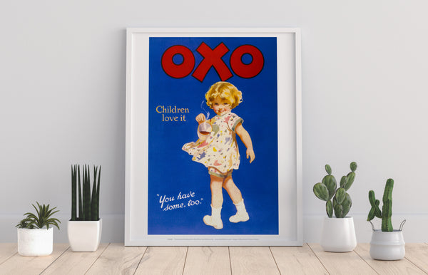Oxo- Children Love It - 11X14inch Premium Art Print – Star Editions